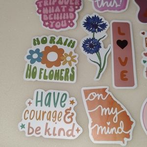 Office | Set Of 25 Cute Colorful Positive Vibes Stickers | Poshmark